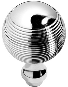 Pillar door knobs pair, 1 3/4" diameter - Samuel Heath US