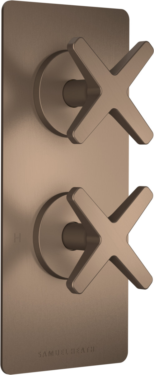 Trim set for V134-IS thermostatic valve, one volume control - Samuel ...