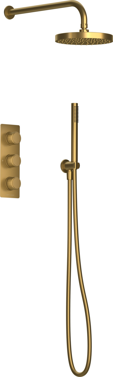 1/2" Concealed thermostatic shower - 2 flow controls - Samuel Heath UK