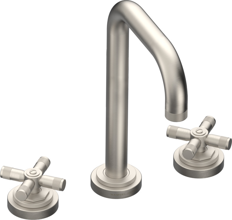 3 Hole lavatory filler without pop-up waste, 10 1/16" spout height ...